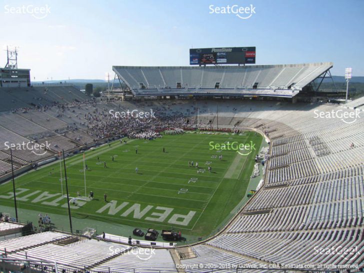 Beaver Stadium Seating Chart & Map | Seatgeek Inside Penn State ...