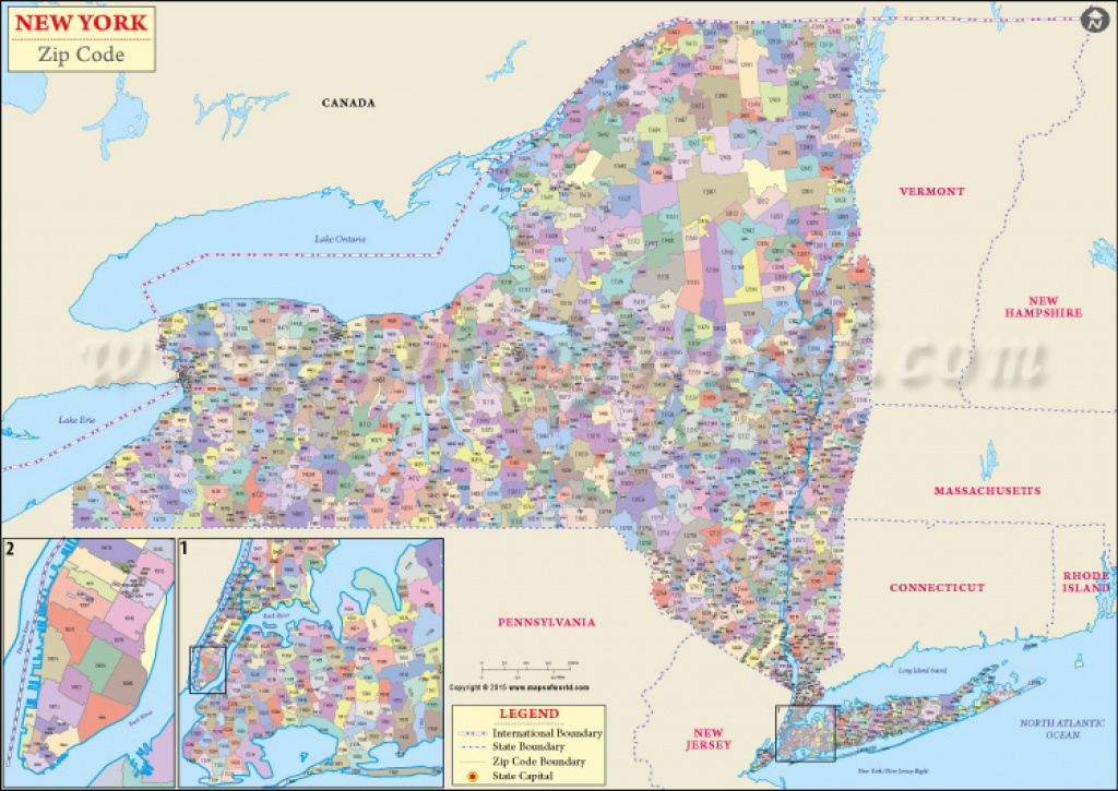 New York State Zip Code Map Printable Map New York State Zip Code Map Printable Map