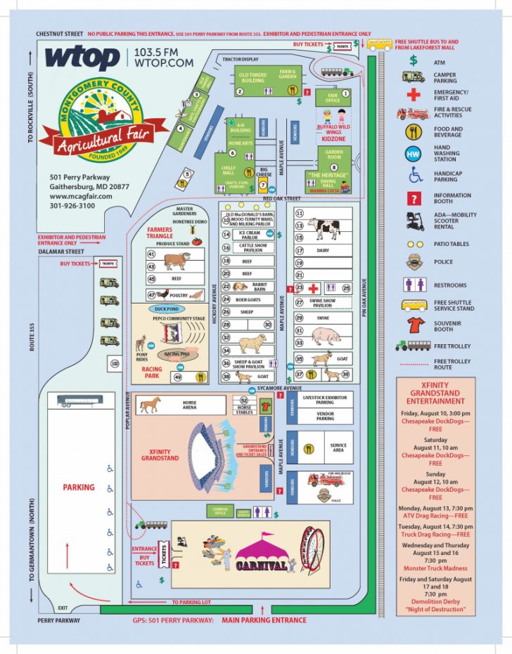 Fairground Map | The Montgomery County Agricultural Fair Regarding ...