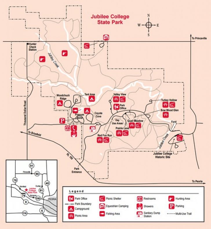 Illinois State Park Maps - Dwhike Within Illinois State Parks Map ...