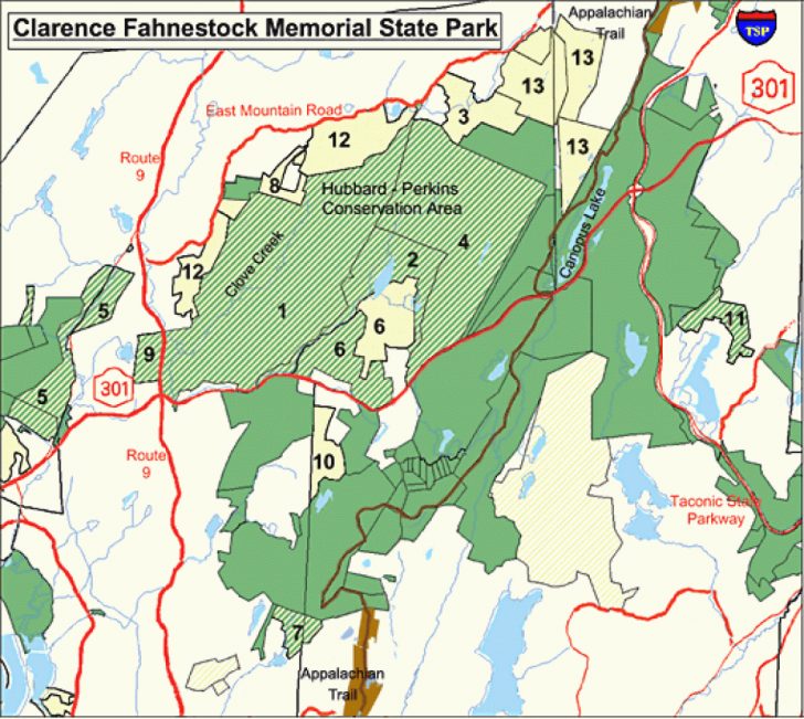 Interactive Map - Clarence Fahnestock State Park - Open Space Institute ...