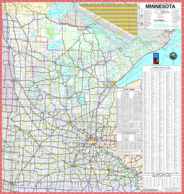 Large Detailed Map Of Minnesota With Cities And Towns With Regard To Mn ...