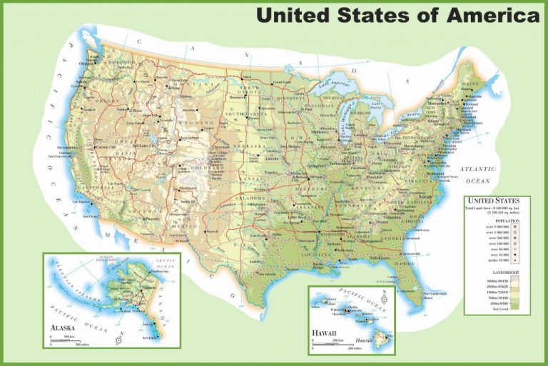 Map Of Canada And Northern Us Canada Usa 4 X 6 Grande Refrence Map with ...