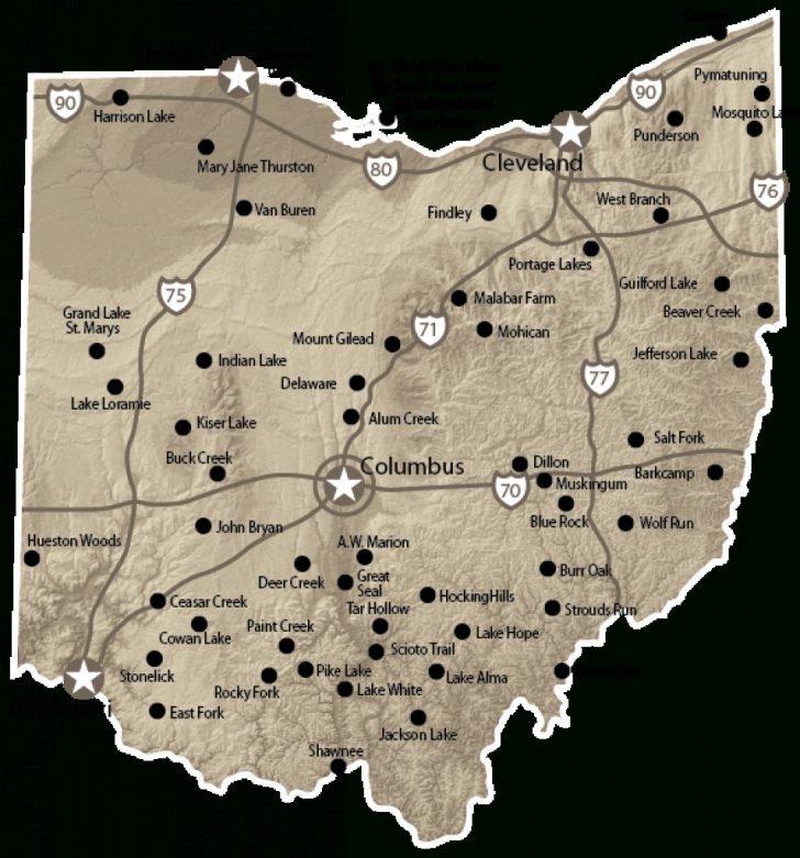 Map Of Ohio Campgrounds | Camping | Pinterest | Ohio State Parks ...