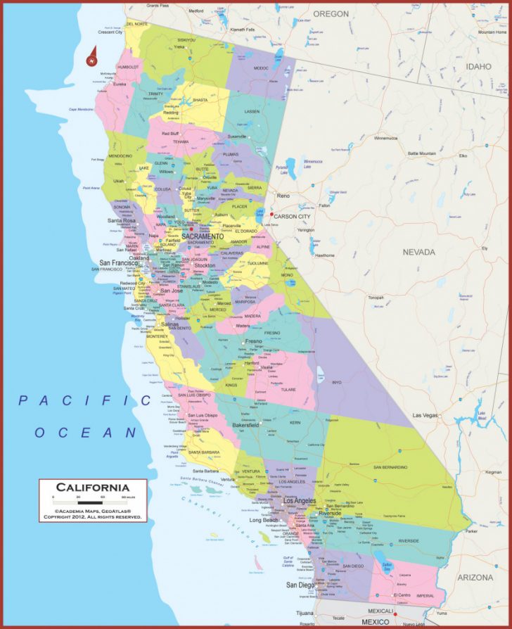 Map Reference. Map Of California States - Reference California Map In ...