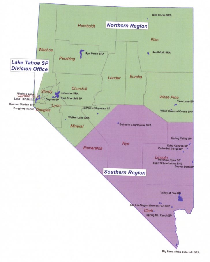 Nevada (Us) - The Radioreference Wiki Regarding Nevada State Parks Map ...