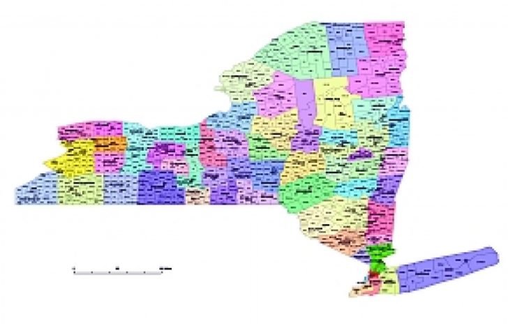 New York Within New York State Zip Code Map - Printable Map