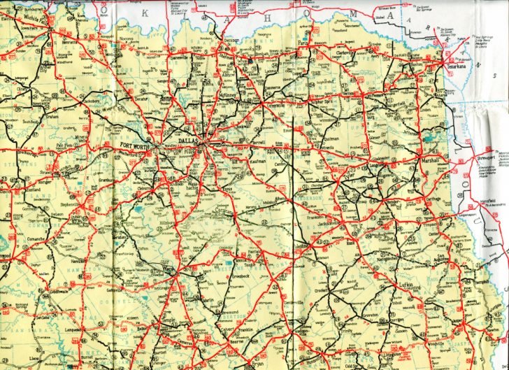 Old Highway Maps Of Texas For Texas State Highway Map - Printable Map