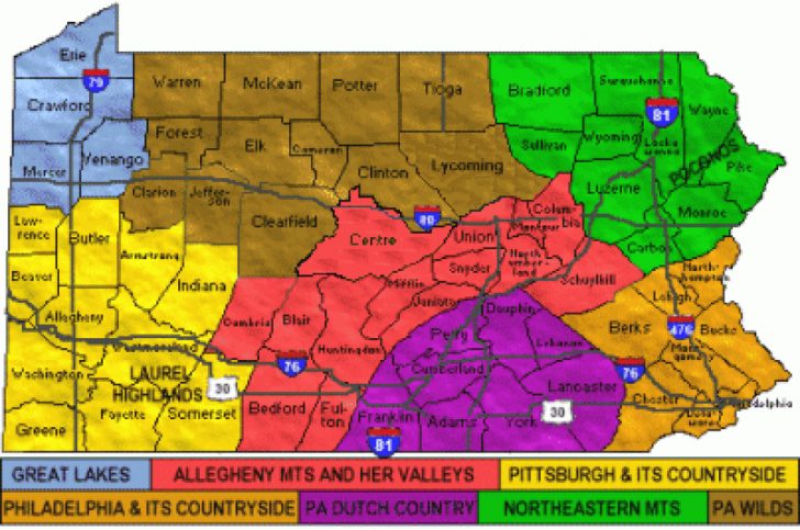 Pennsylvania State Parks For Pa State Parks Map - Printable Map