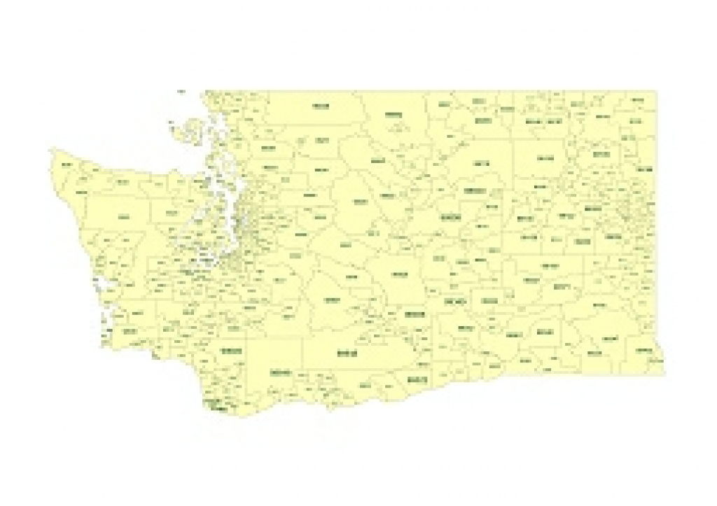 Washington State Zip Code Map Printable Map Washington State Zip Code Map Printable Map