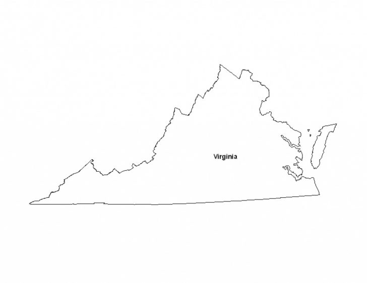 Printable Map Of The State Of Virginia - Eprintablecalendars In ...