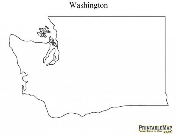Printable Map Of Washington | Crafty Craft | Pinterest | Map, State In ...