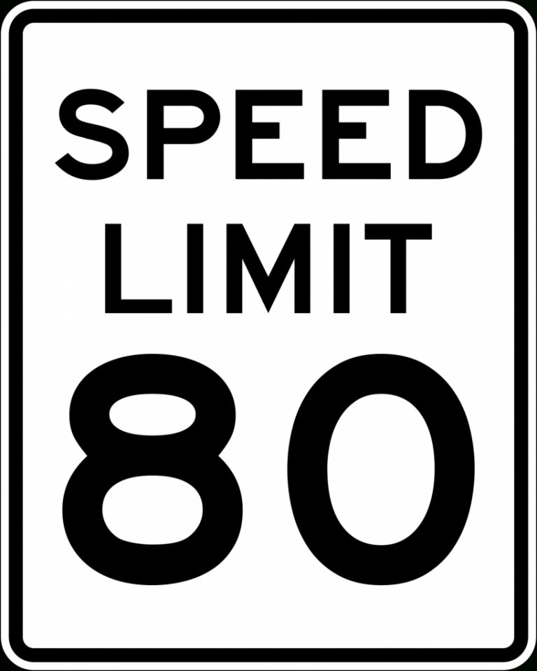 Speed Limits In The United States - Wikipedia In Interstate Speed ...