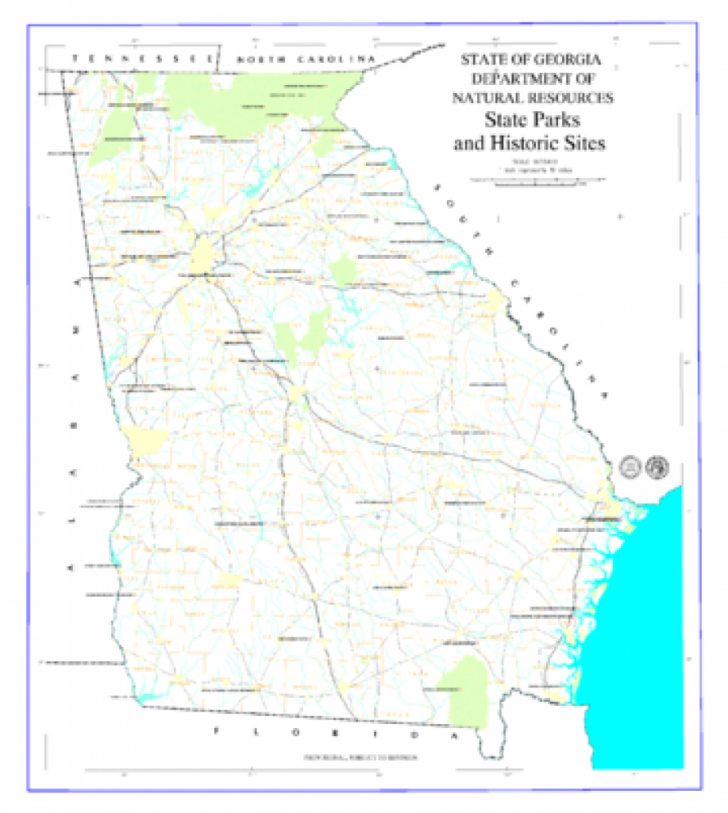 State Parks In Georgia – Wikipedia With Georgia State Parks Map ...