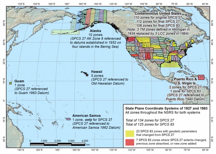 State Plane Coordinate System (Spcs) | Tools | National Geodetic Survey ...