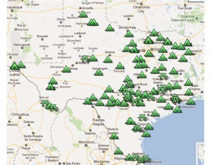 Texas State Parks Map | Help Save Texas State Parks! Donate Now Or For ...