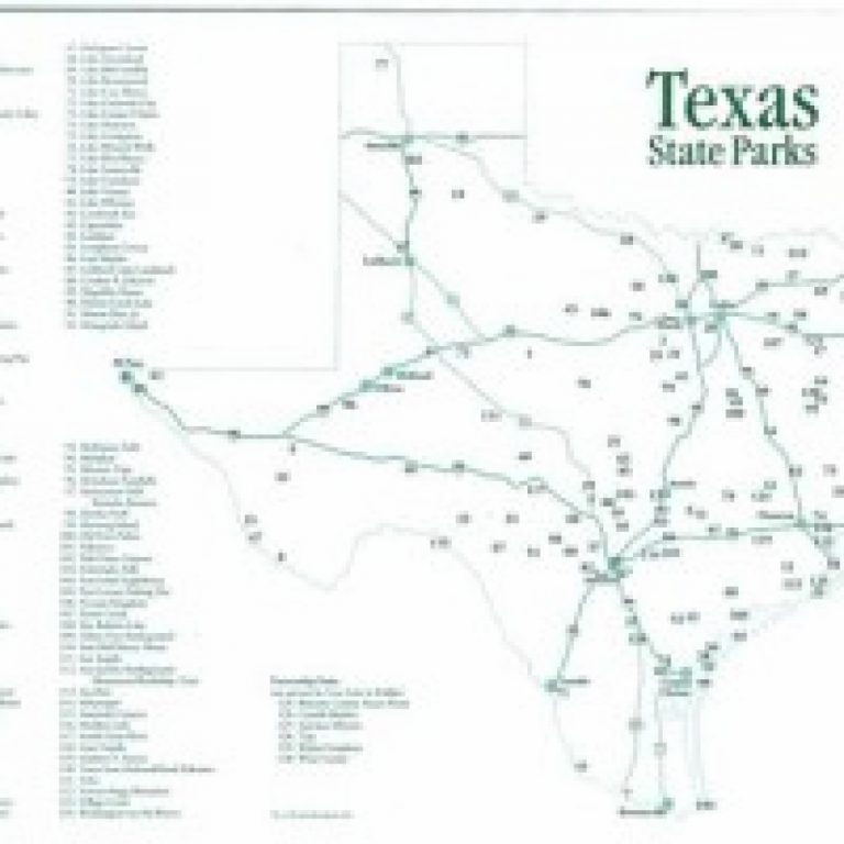 Texas State Parks Map - Park Imghd.co Intended For Texas State Parks ...