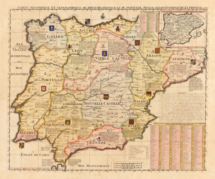 United States Map With Cities In Spanish New Old United States Map ...
