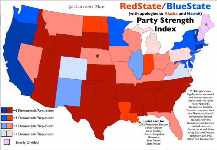 United States Mappolitical Party 2014 Refrence New Us Map Inside ...