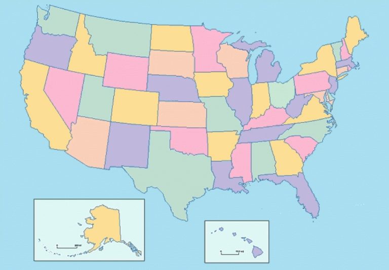 Us Map Without State Names Map Usa No Names Us Map States Without ...
