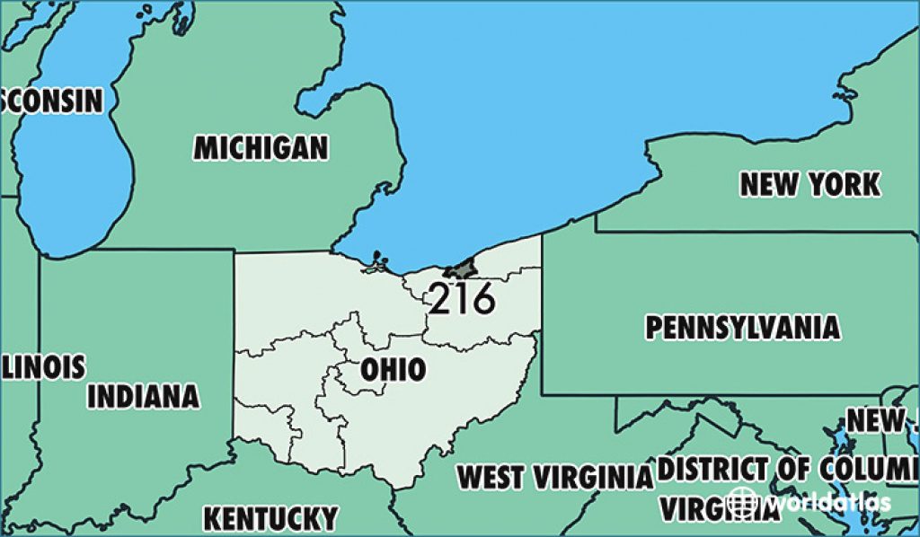 Where Is Area Code 216 Map Of Area Code 216 Cleveland Oh Area Code