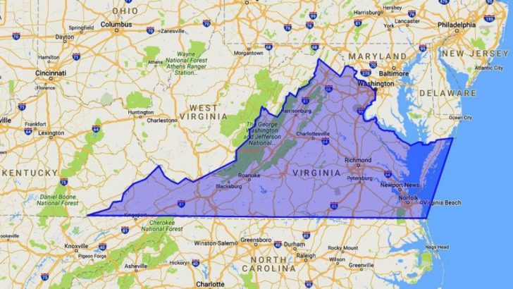 Where Is Virginia? Map, Location And Geography For Map Of Virginia And ...