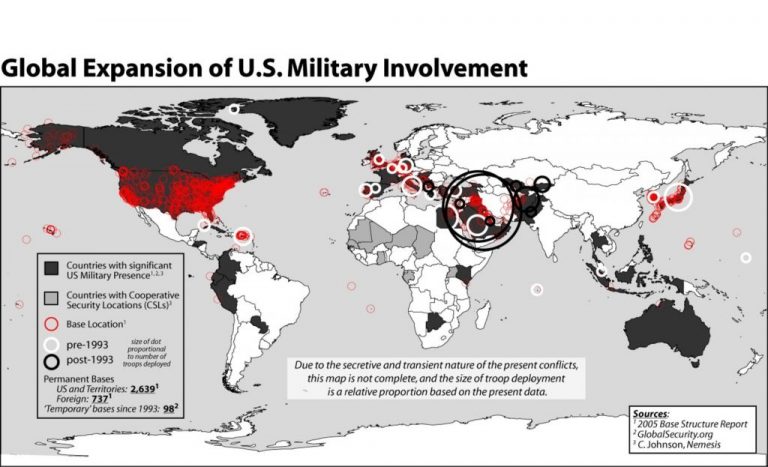 World Map Us Military Bases Us Military Refrence Us Military Pertaining ...